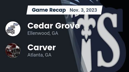 Football Game Recap: Carver Panthers vs. Cedar Grove Saints
