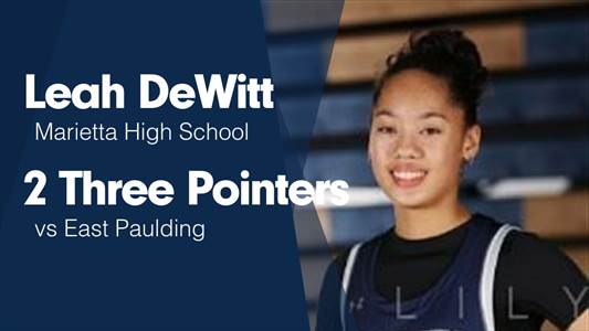 Leah DeWitt Game Report: vs Etowah