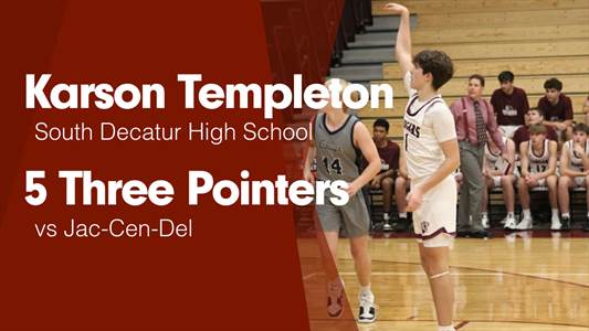 Karson Templeton Game Report: @ Morristown