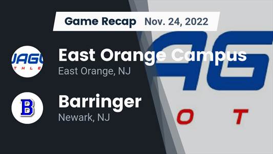 Football Game Preview: Barringer Blue Bears vs. East Orange Campus Jaguars