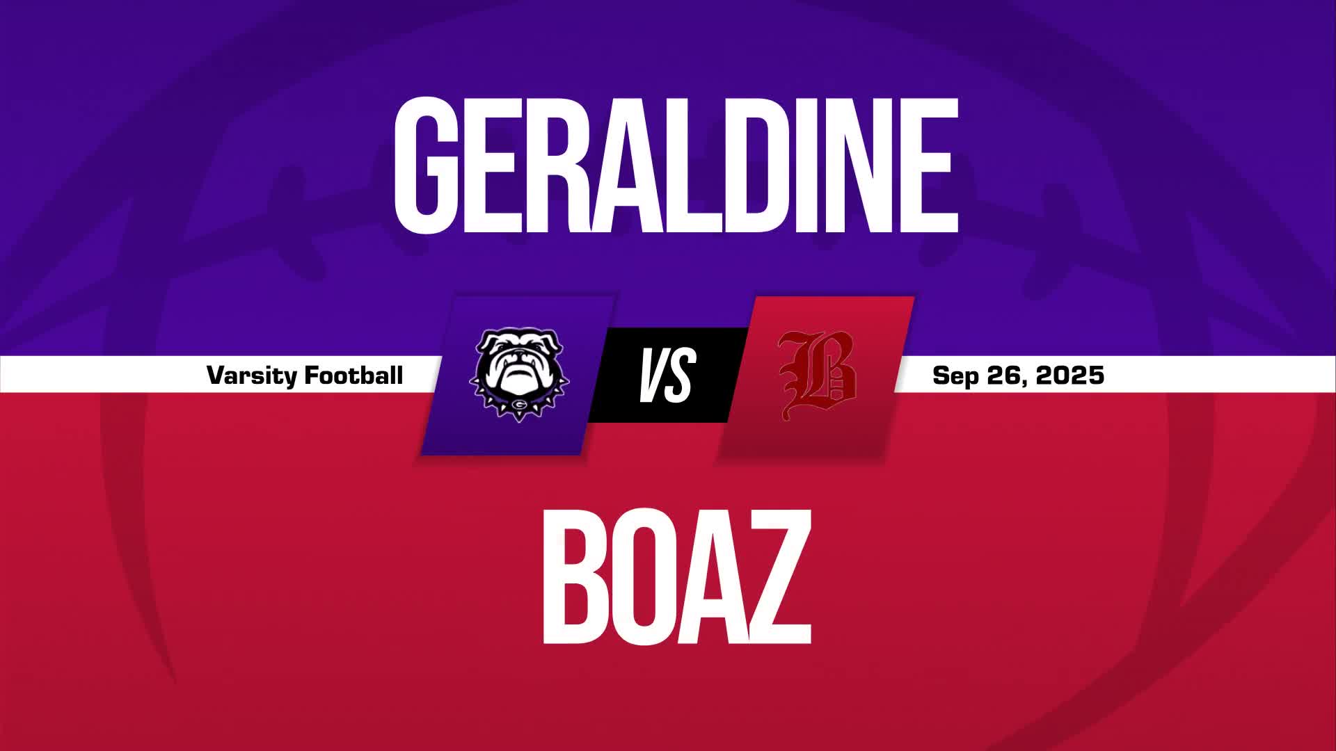 Football Recap: Make It Three in a Row for Boaz + How To Watch