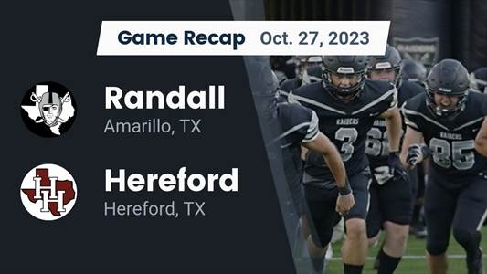 Football Game Recap: Randall Raiders vs. Hereford Whitefaces