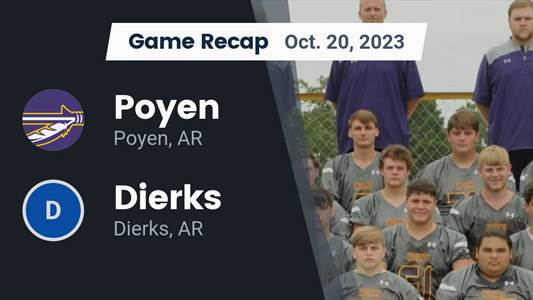 Football Game Recap: Dierks Outlaws vs. Poyen Indians