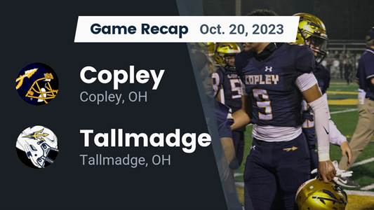 Football Game Recap: Tallmadge Blue Devils vs. Copley Indians