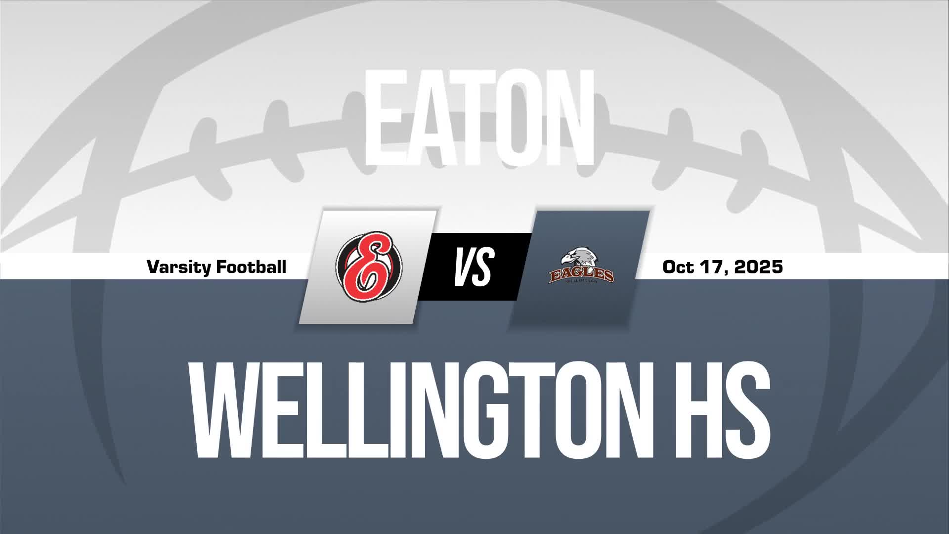 Football Game Preview: Eaton Reds vs. Valley Vikings