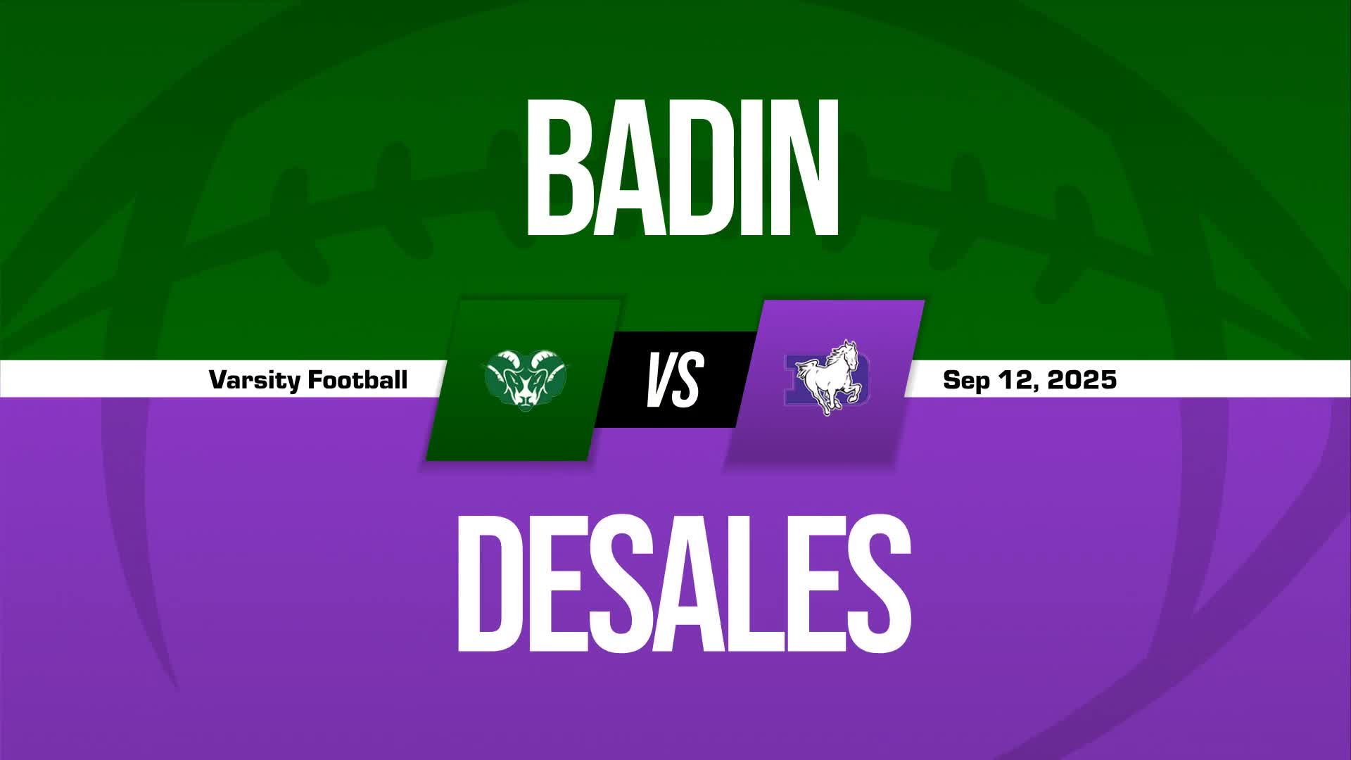 Football Game Preview: Badin Rams vs. Bishop Fenwick Falcons
