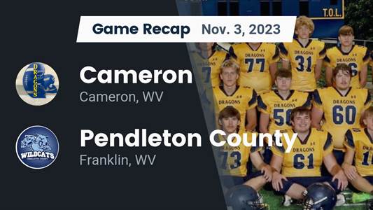 Football Game Recap: Pendleton County Wildcat vs. Cameron Dragons