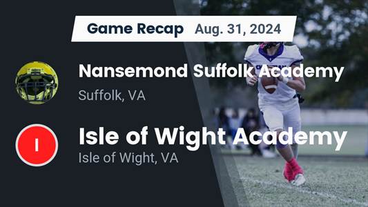 Football Recap: Nansemond-Suffolk Academy Snaps Three-Game Streak of ...