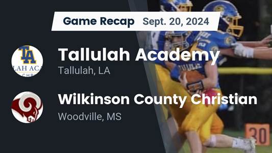 Football Recap: Wilkinson County Christian Academy's Winning Streak ...
