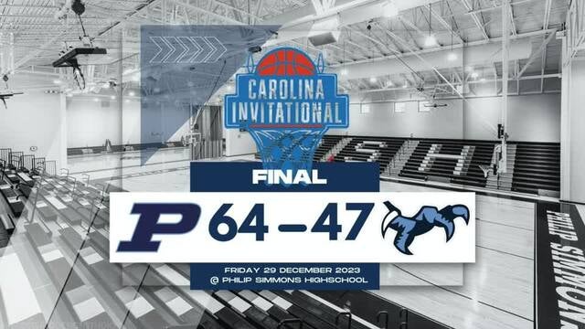 Kais Parris Game Report: @ Porter-Gaud