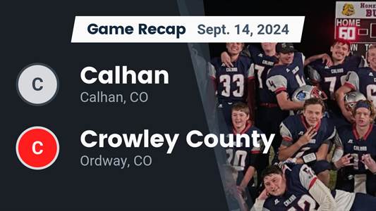 Football Game Preview: Crowley County Heads Out