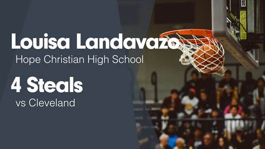 Louisa Landavazo Game Report: @ Valley
