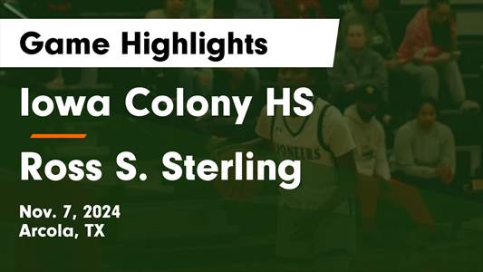 Basketball Recap: Iowa Colony Comes Up Short