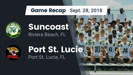 Football Game Recap: Port St. Lucie vs. Pompano Beach