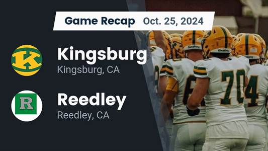 Football Recap: Kingsburg Piles Up the Points Against Reedley