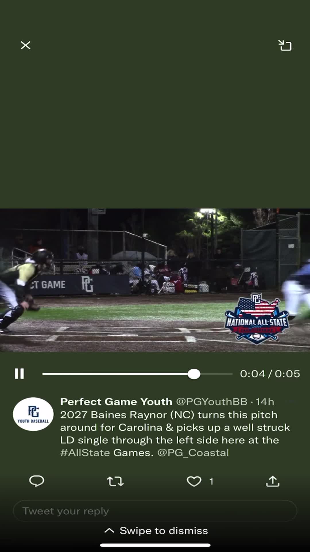 Baines Raynor Game Report