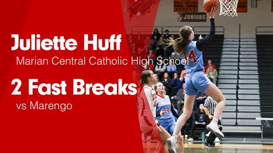 Basketball Recap: Juliette Huff's Big Game Can't Quite Lead Marian Central Catholic over ...
