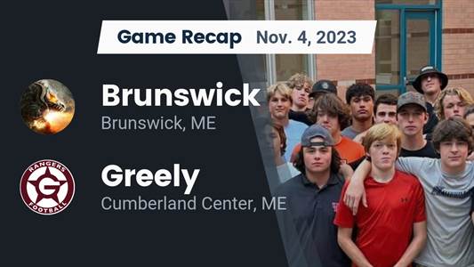 Football Game Recap: Brunswick Dragons vs. Greely Rangers