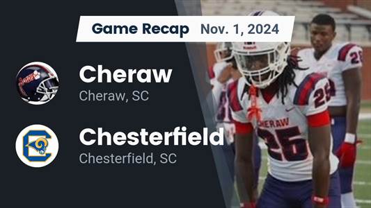 Football Recap: Cheraw Triumphant Thanks to a Strong Effort from Justyn ...