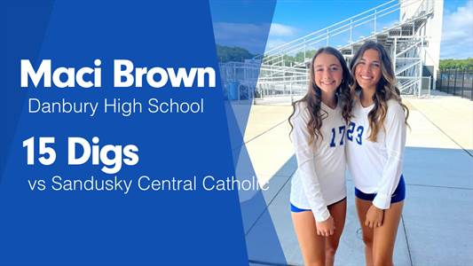 Maci Brown Game Report: vs St. Joseph Central Catholic