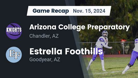 Football Recap: Arizona College Prep Takes a Tough Playoff Loss