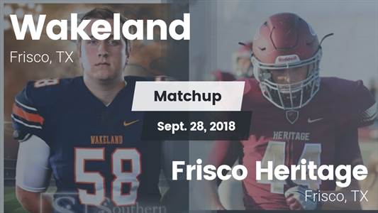 Football Game Recap: Wakeland vs. Heritage
