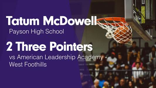 Tatum Mcdowell Game Report: @ Florence