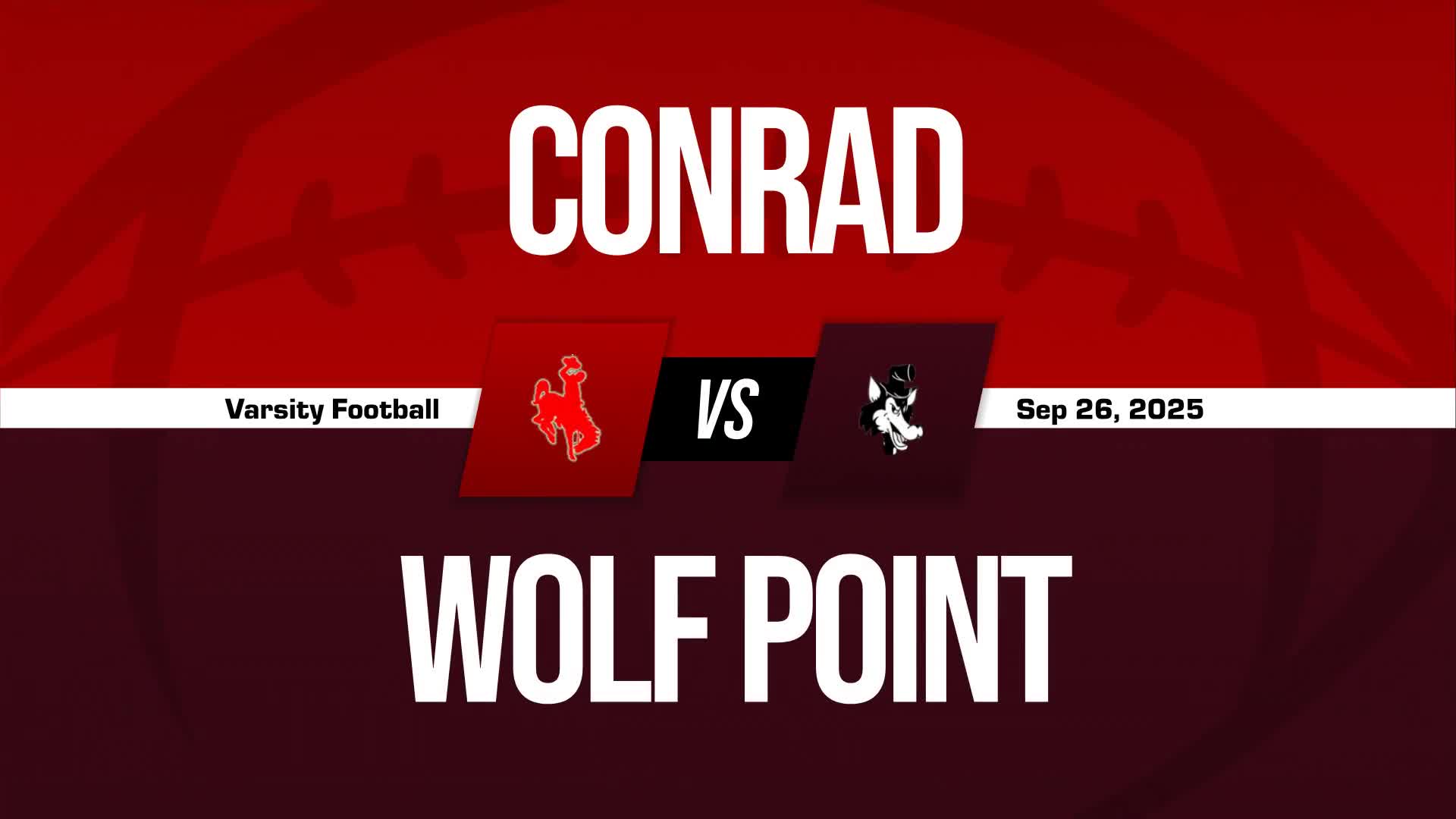 Football Game Preview: Conrad Cowboys vs. Cut Bank Wolves + How To Watch