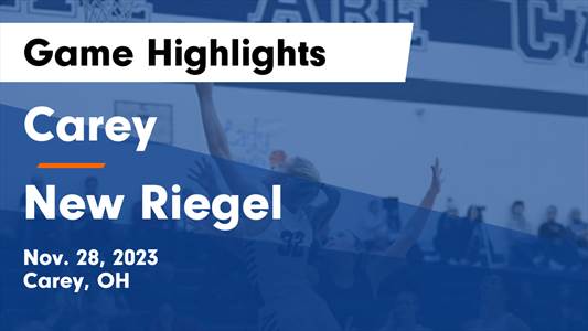 Basketball Game Recap: New Riegel Blue Jackets vs. Carey Blue Devils