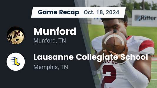 Football Recap: Munford's Win on Friday Extends Winning Streak to Nine