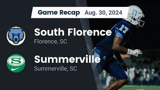 Football Recap: South Florence Comes Up Short in High-Profile Matchup ...