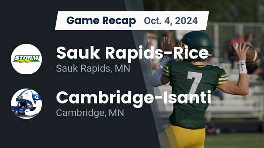Football Game Preview: Sauk Rapids-Rice Storm vs. Moorhead Spuds