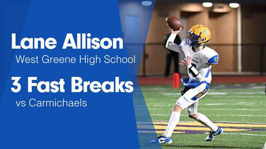Lane Allison Game Report: vs Chartiers-Houston