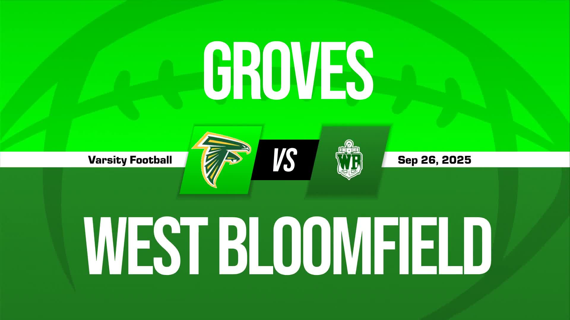 Football Game Preview: Groves Falcons vs. Stoney Creek Cougars + How To ...