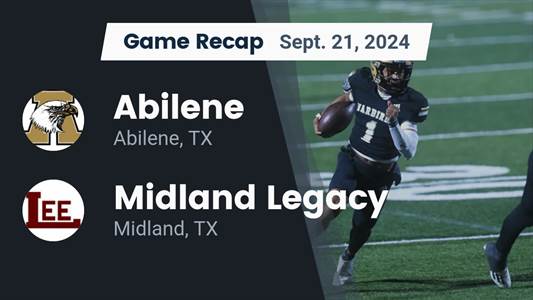 Football Game Preview: Midland Legacy Rebels vs. Ruston Bearcats