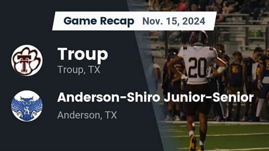 Anderson-Shiro High School (TX) Varsity Football