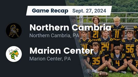 Football Recap: Marion Center Piles Up the Points Against United Valley ...