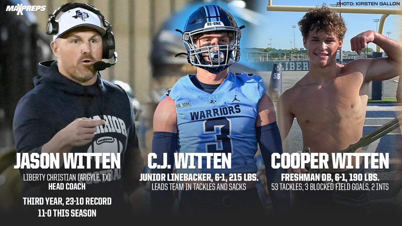 Former Dallas Cowboy, now high school head coach Jason Witten and his ...