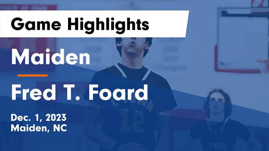 Basketball Game Recap: Foard Tigers vs. Maiden Blue Devils