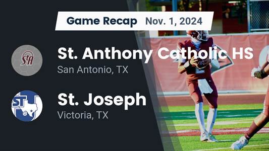 Football Game Preview: St. Anthony Yellowjackets vs. Fort Bend ...