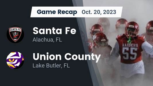Football Game Recap: Union County Fightin' Tigers vs. Santa Fe Raiders