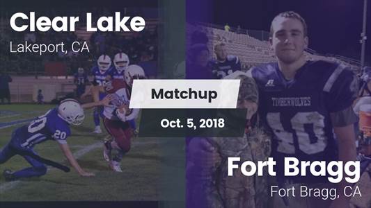 Football Game Recap: Fort Bragg vs. Clear Lake