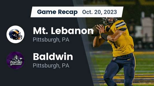 Football Game Recap: Mt. Lebanon Blue Devils vs. Baldwin Highlanders