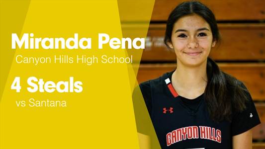 Miranda Pena Game Report: vs Kearny