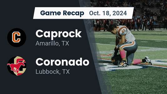 Football Recap: Caprock Falls Despite Strong Effort from Xavier Vargas
