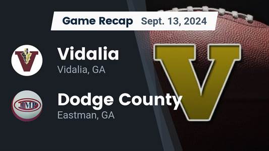 Football Game Preview: Vidalia Indians vs. Pierce County Bears