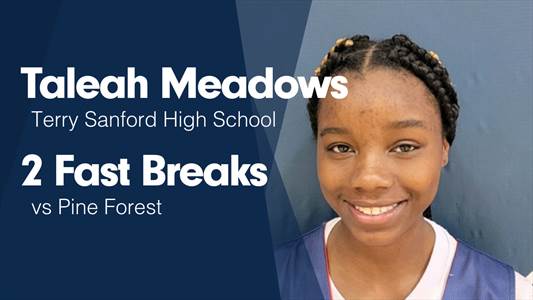 Taleah Meadows Game Report: @ Western Harnett
