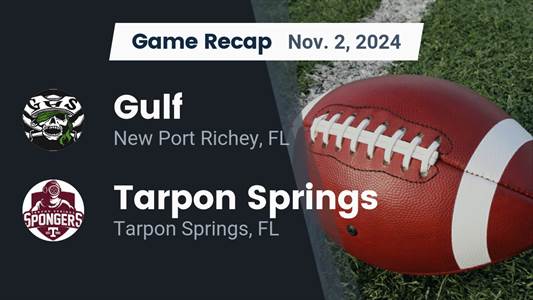 Football Recap: Josiah Collins Leads Tarpon Springs to Victory over Gulf