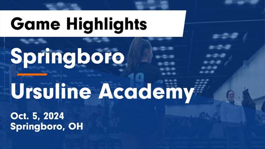 Volleyball Game Preview: Springboro Panthers vs. Centerville Elks