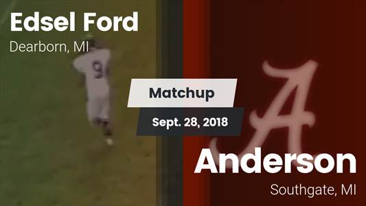Football Game Recap: Edsel Ford vs. Anderson